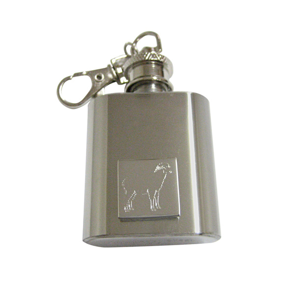 Kiola Designs | Other | Silver Toned Etched Sheep Keychain Flask | Poshmark